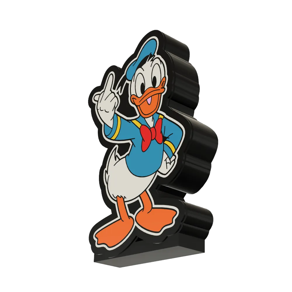 Donald Duck - Birdie - Light Box by MayHem MakerWorld: Download Free 3D ...