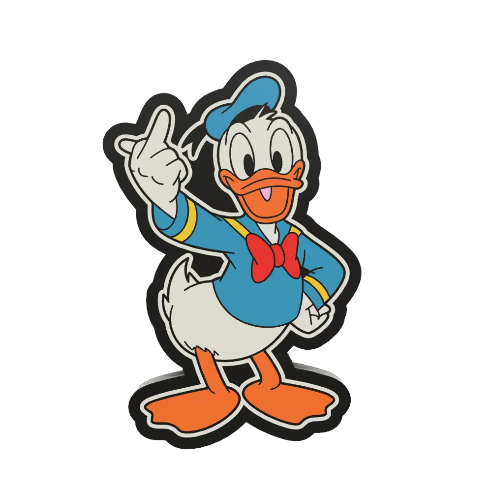 Donald Duck - Birdie - Light Box by MayHem MakerWorld: Download Free 3D ...