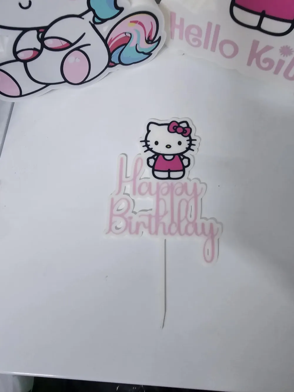 Hello Kitty Happy Birthday cake topper by J.TrognotMakerWorld: Download ...
