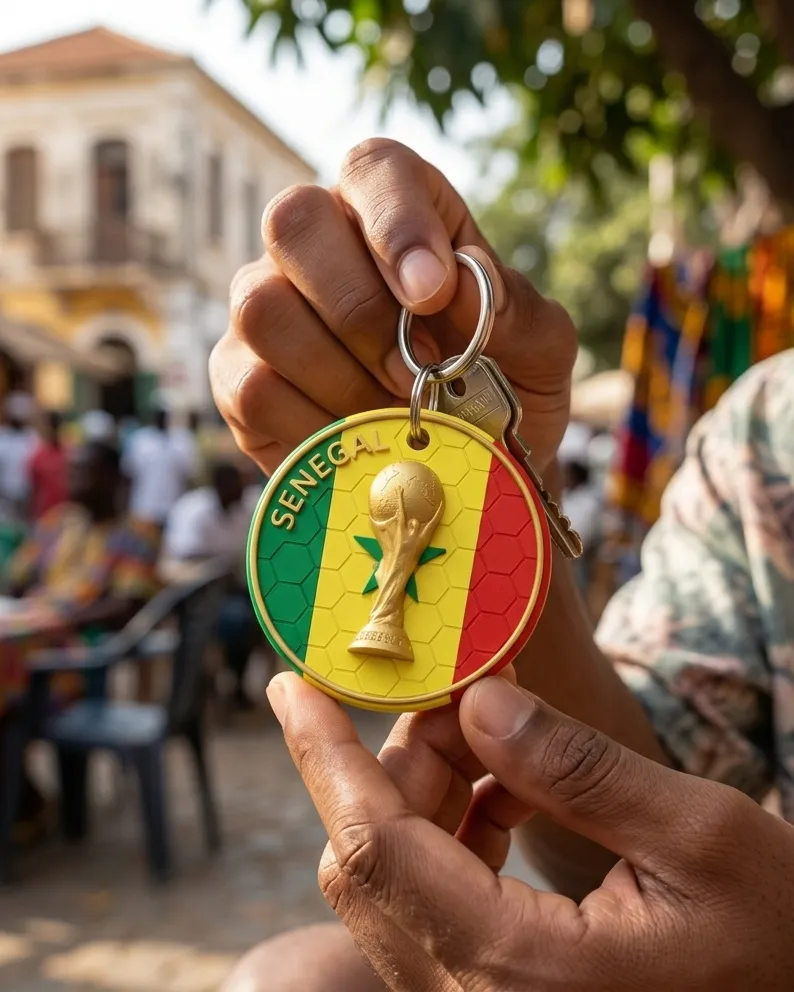 Senegal World Cup Keychain - Free 3D Print Model - MakerWorld