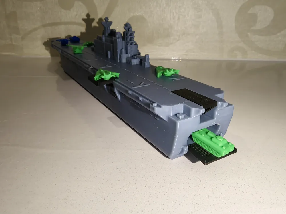 Tarawa-class Amphibious Assault Ship -- Assembly Version - Free 3D ...