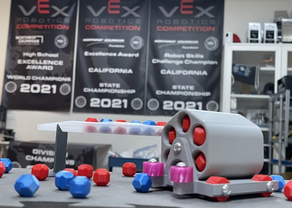 VEX Push Back Robot Design & Mini Field Elements by EON MakerWorld: Download Free 3D Models