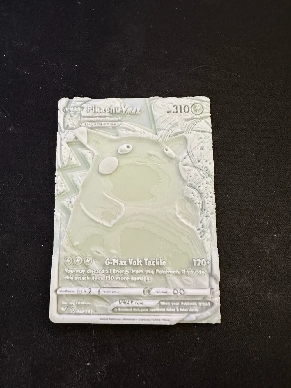 Pikachu Vmax Pokemon Card Lithophane by thatguy08 - MakerWorld