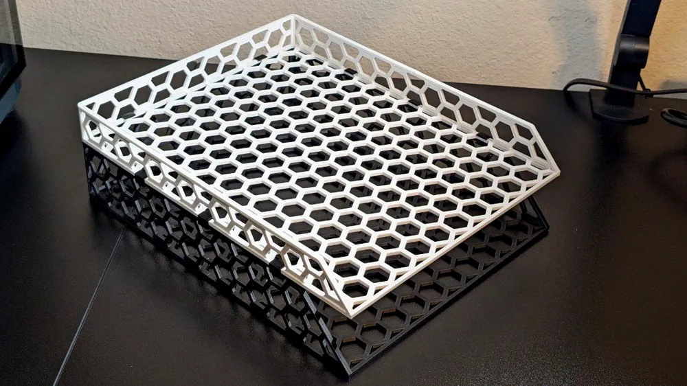 Stackable Letter Sized Paper Holder Tray Organizer - Free 3D Print ...