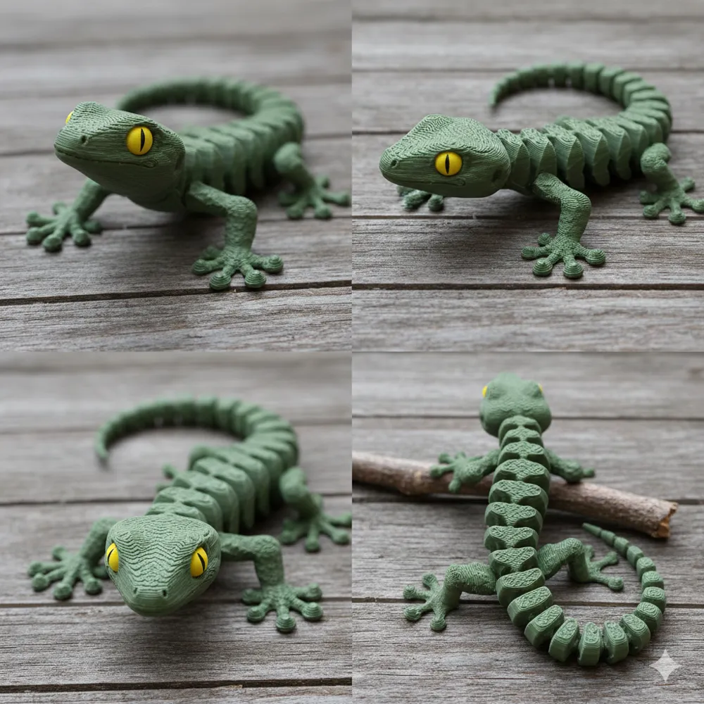 gecko - Free 3D Print Model - MakerWorld