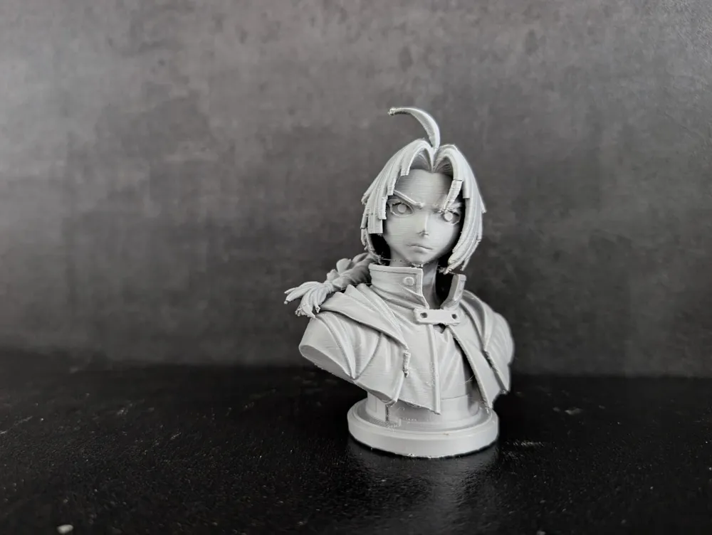 Busto de Edward Elric - Modelo de impresión 3D gratuito - MakerWorld