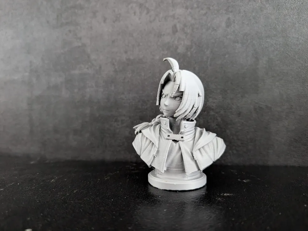 Busto de Edward Elric - Modelo de impresión 3D gratuito - MakerWorld