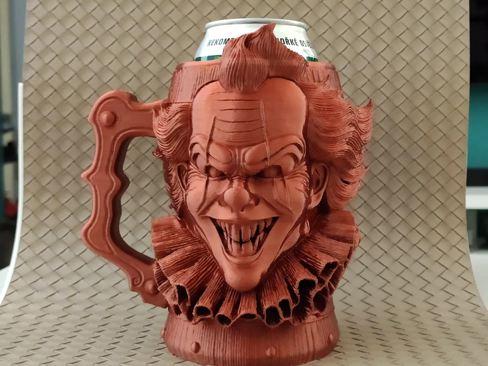 Pennywise Can Holder / Beer mug - Free 3D Print Model - MakerWorld