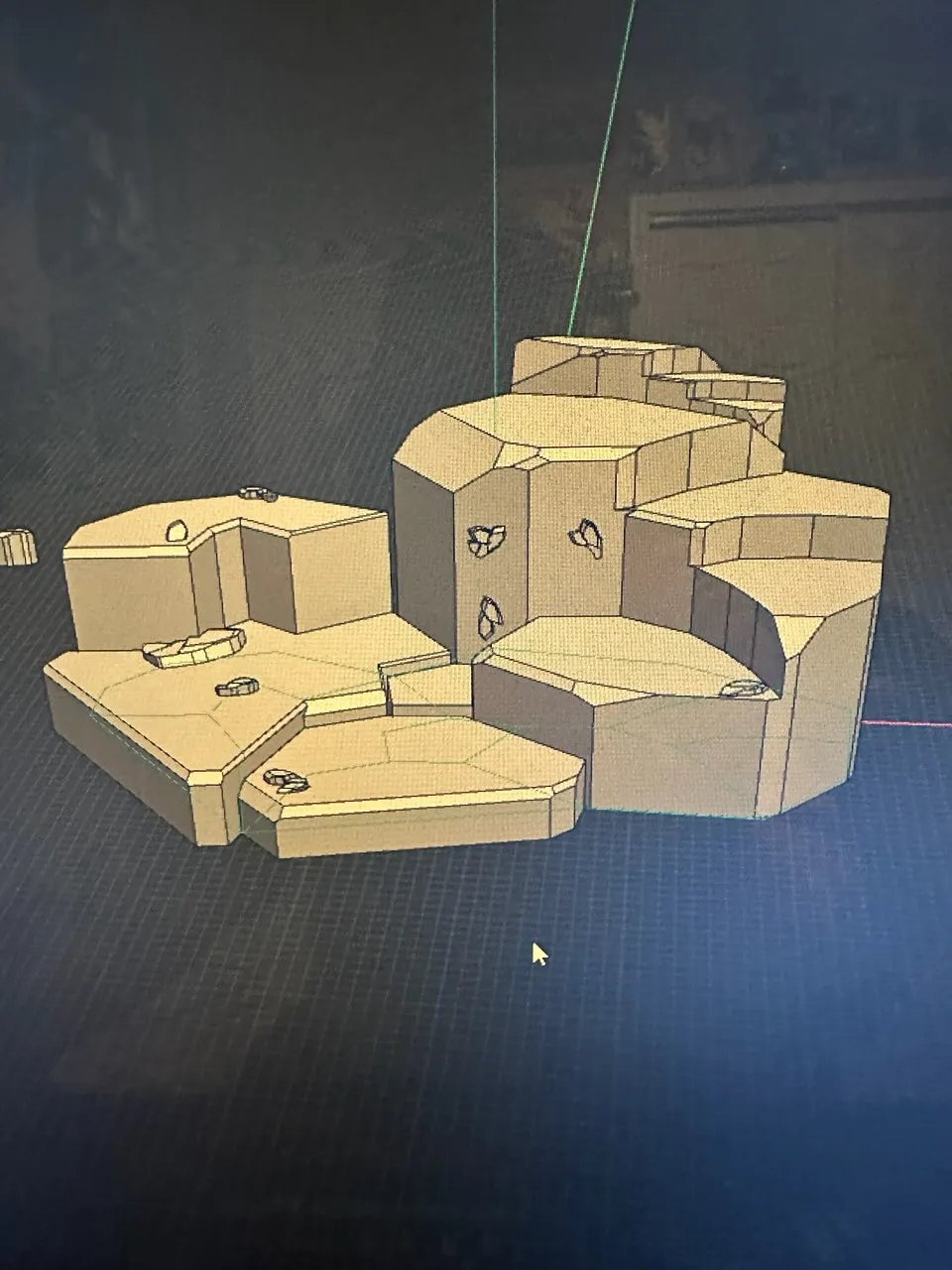 Mountain Terrain action figure stand / display - Free 3D Print Model ...