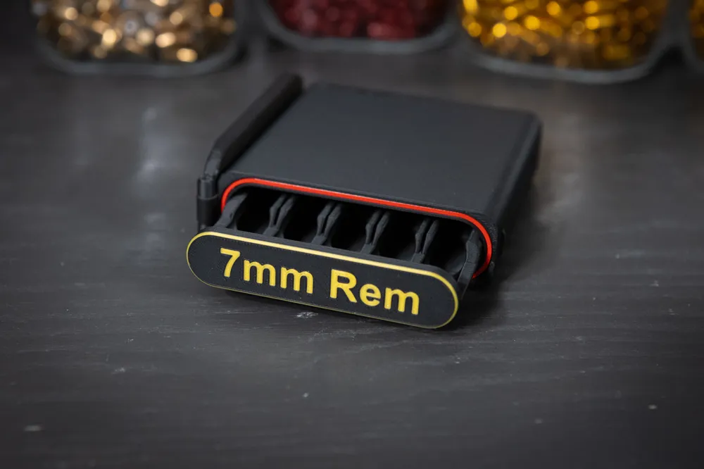 Carry case for 7mm REM Cartridge Clip - Free 3D Print Model - MakerWorld