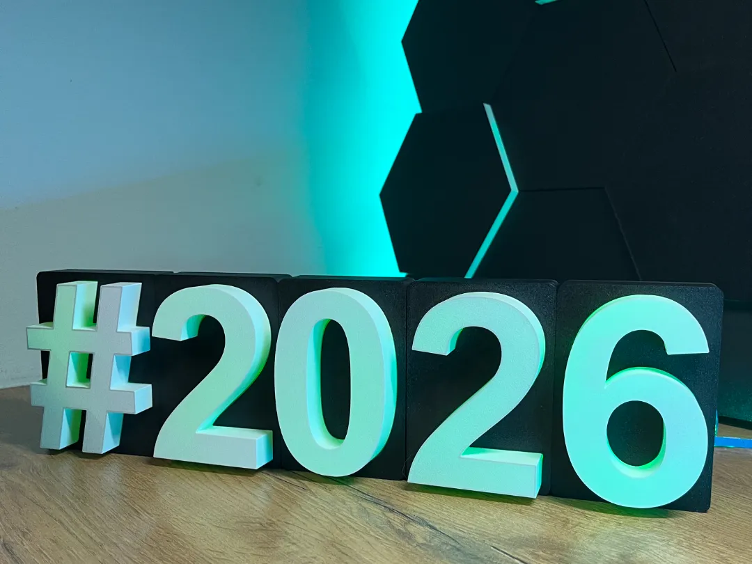 Logotipo LED #2026 – Parte das letras LED modulares - Modelo gratuito ...