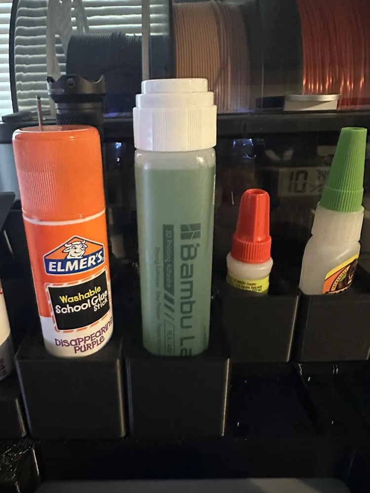 Gridfinity Bambu Lab Liquid Glue Holder - Taller Version Remixed by Fangoh - MakerWorld