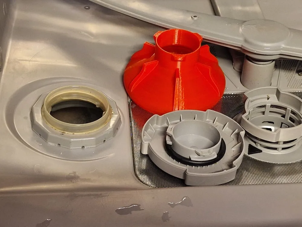 Salt funnel for dishwasher by PK MakerWorld: Download Free 3D Models