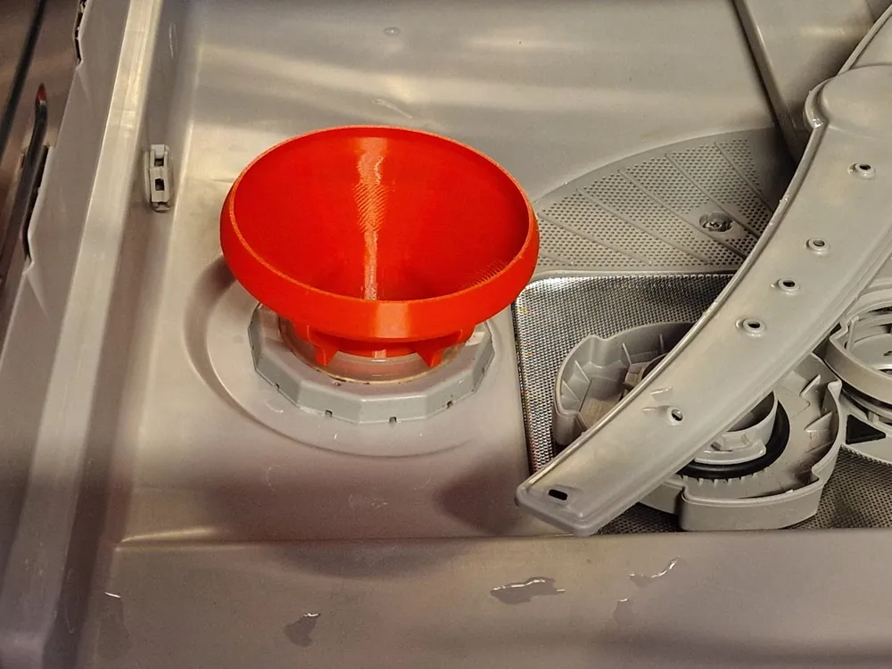 Salt funnel for dishwasher by PK MakerWorld: Download Free 3D Models