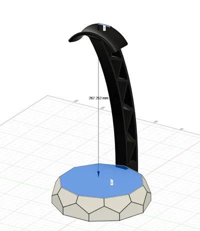 headphone holder / headphone stand / headset holder / hanger by Markus710 - MakerWorld