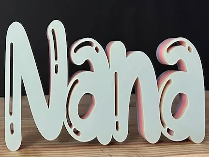 Nana Name Plate by T-Pop n Nana Nell MakerWorld: Download Free 3D Models