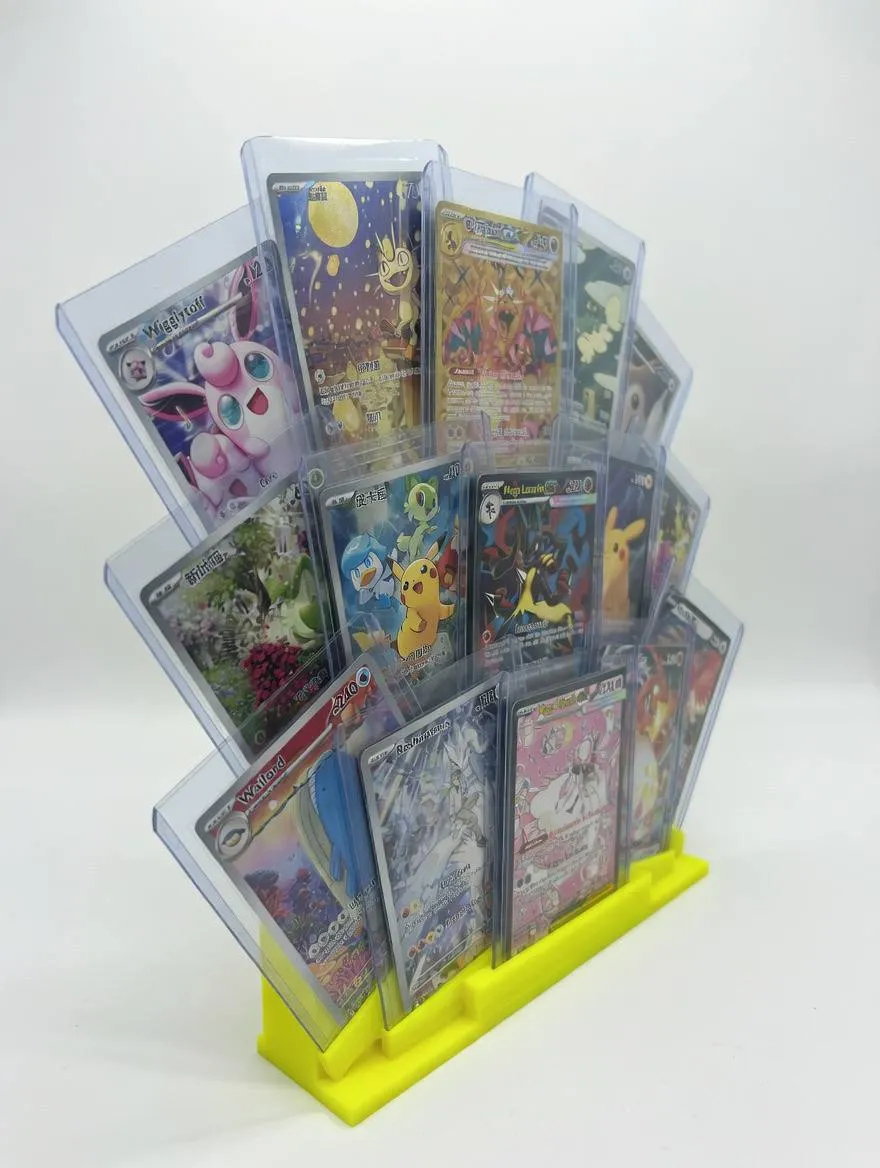 Toploader 15-card Display Stand - Free 3D Print Model - MakerWorld