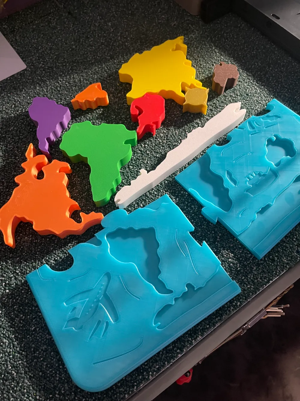 World map puzzle by intommy - MakerWorld