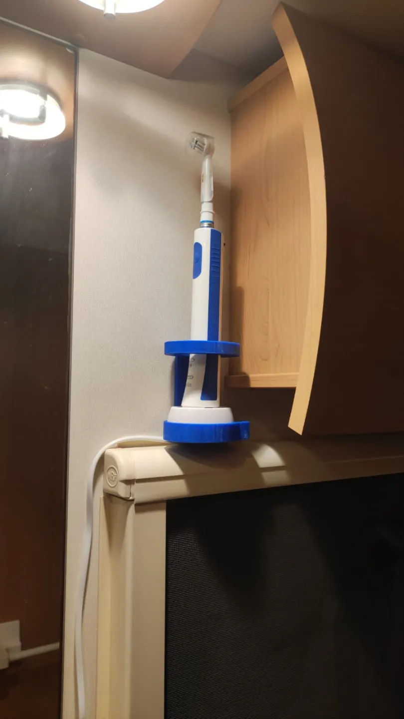 Braun Oral B electric toothbrush mount - Free 3D Print Model - MakerWorld
