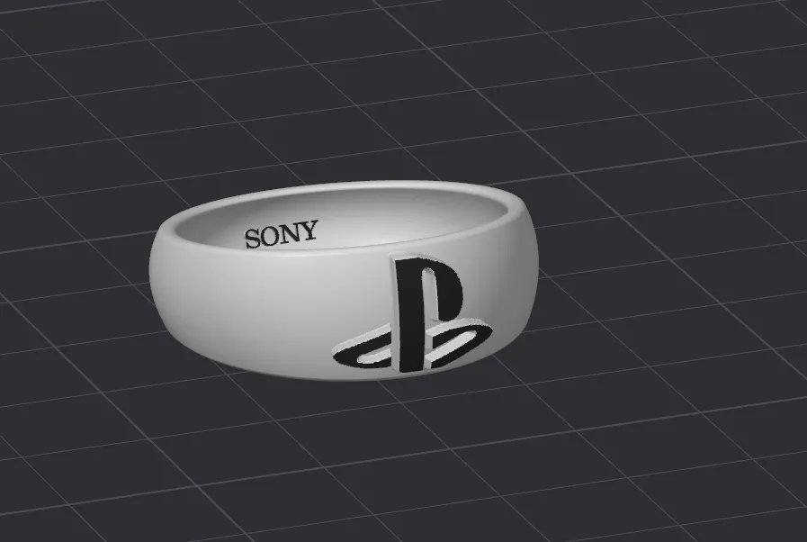 PlayStation Ring – 3D Printing STL File by ProdyP MakerWorld: Download ...