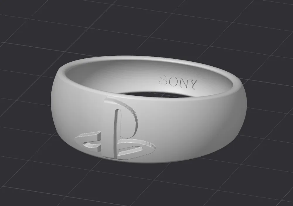 PlayStation Ring – 3D Printing STL File by ProdyP MakerWorld: Download ...