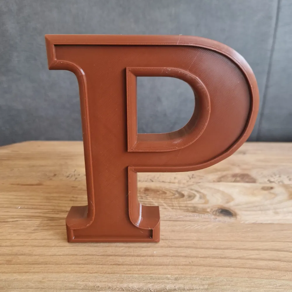 S & P chocoladeletters by Simon De Meester - MakerWorld