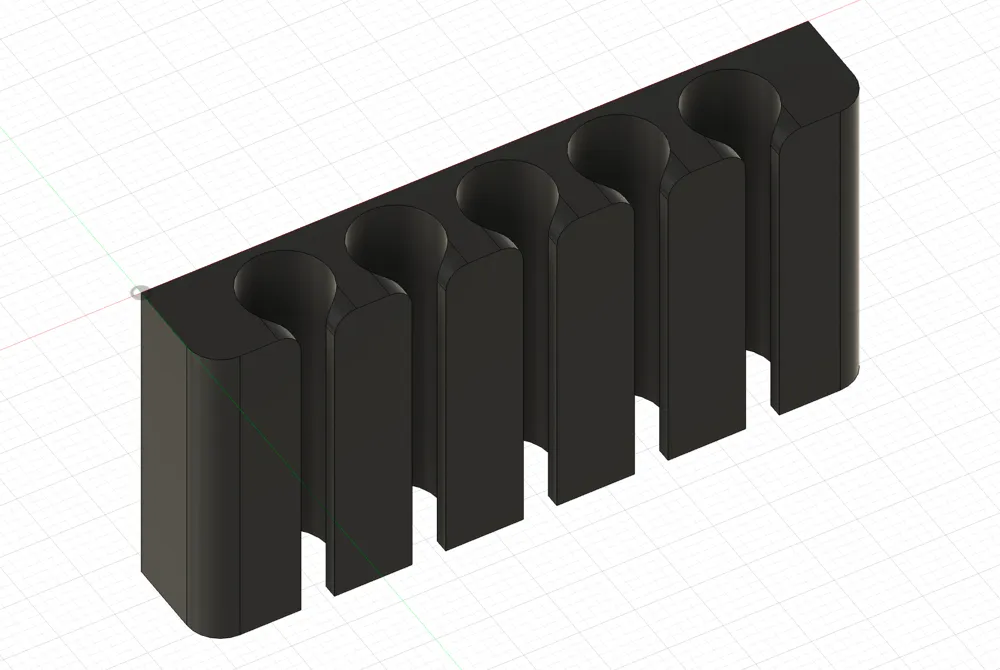 Cable organizer - 5 cables arranged together - up to 8mm diameter. by ...