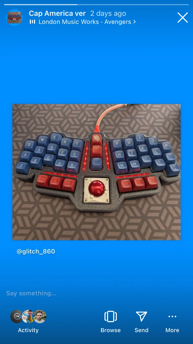 StarShip Centurion Custom Keyboard Case Trackball by ...