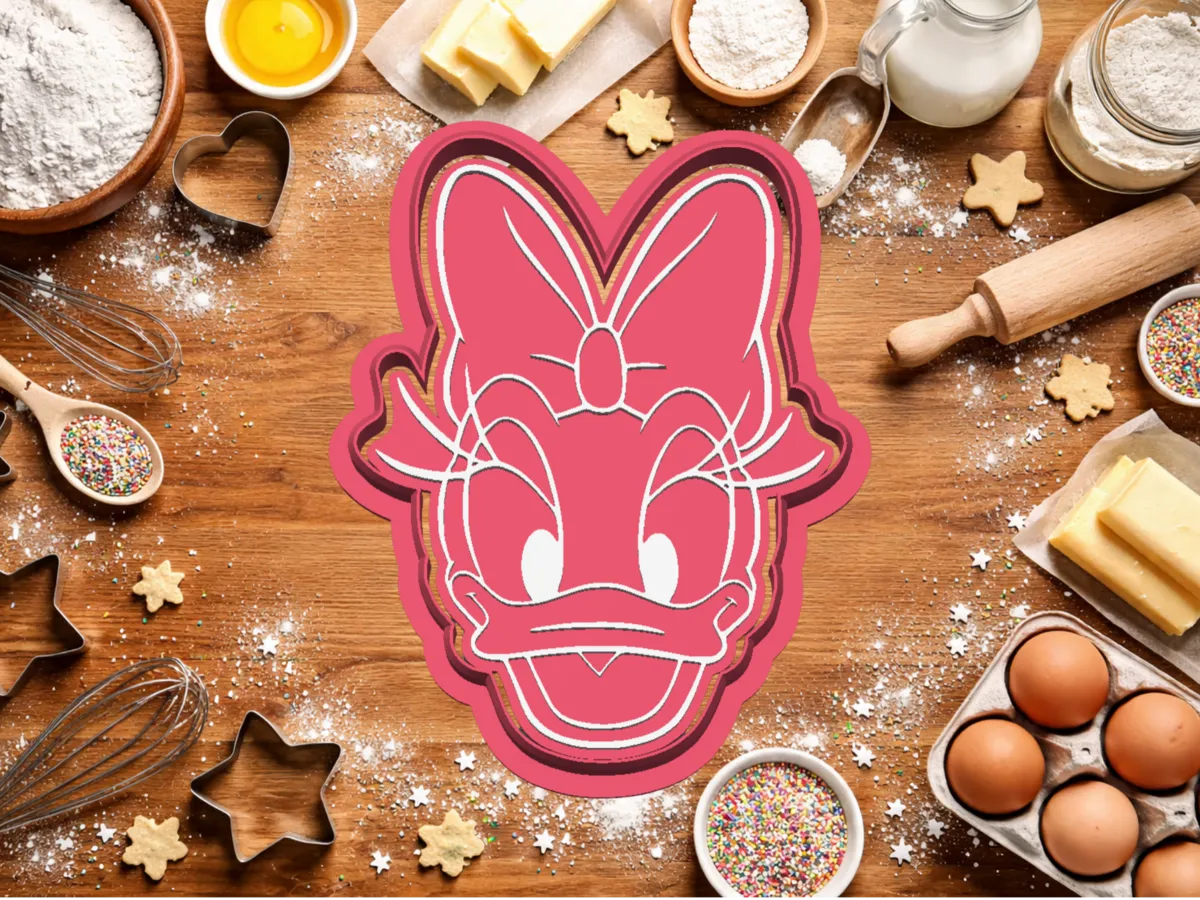 Cookie Cutter – Daisy Duck - Free 3D Print Model - MakerWorld