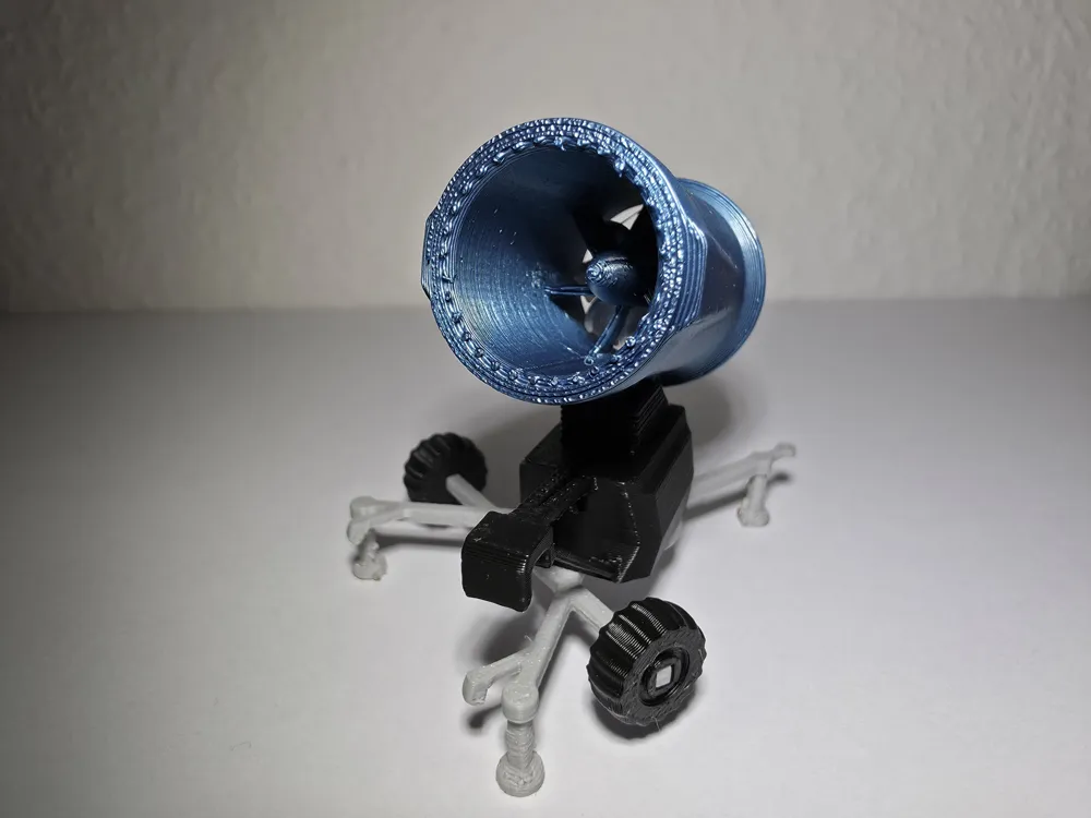 Miniature Snow Cannon | Articulated - Free 3D Print Model - MakerWorld