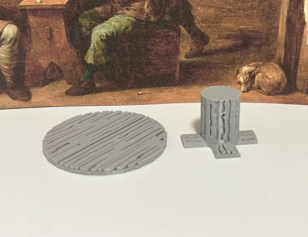 D&D Table Set 1 - Round and Square Tavern Tables by Roleplaying Relics ...