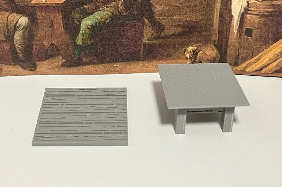 D&D Table Set 1 - Round and Square Tavern Tables by Roleplaying Relics ...