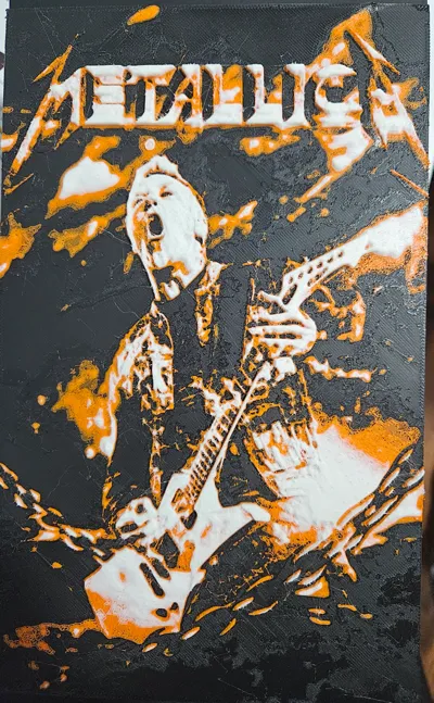 Hueforge Metallica by Luzia3dstudioMakerWorld: Download Free 3D Models