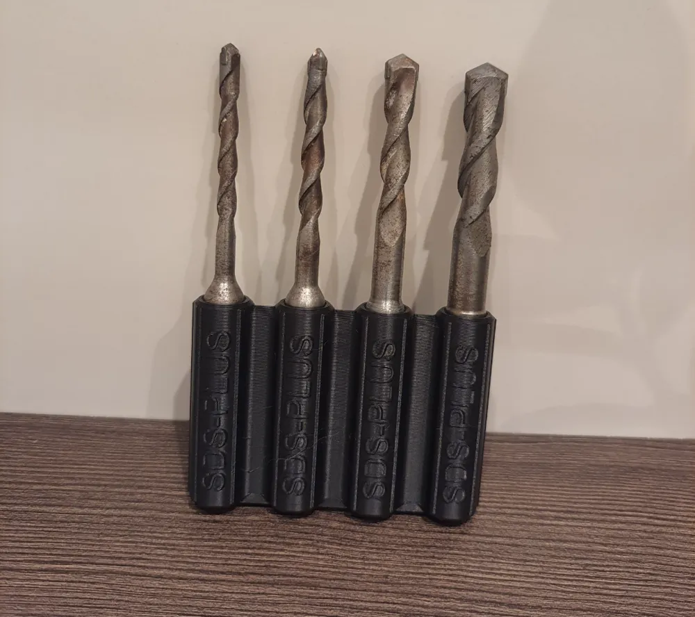 SDS Plus Holder 4x with Locking by steff.chris - MakerWorld
