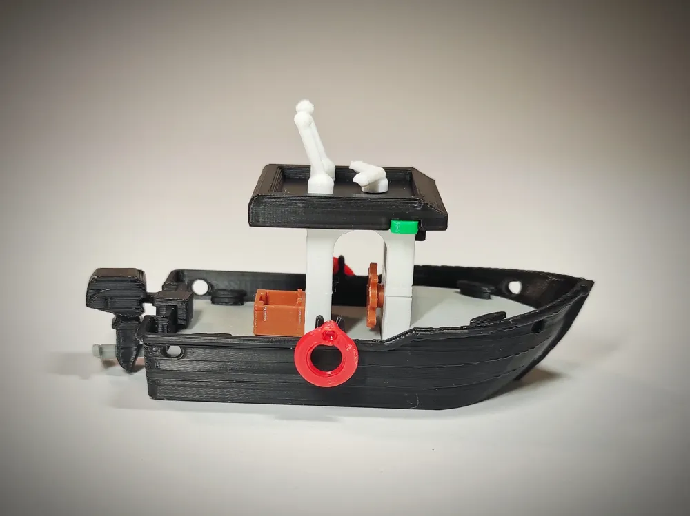 Buildable Mini Boat Kit. - Free 3D Print Model - MakerWorld