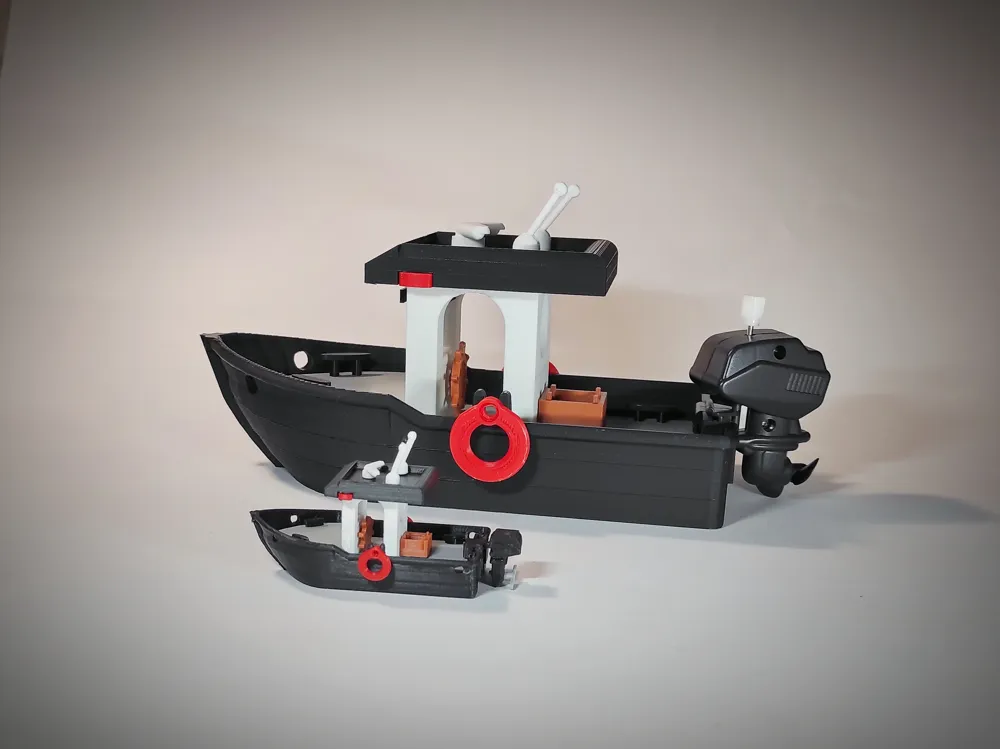 Buildable Mini Boat Kit. - Free 3D Print Model - MakerWorld