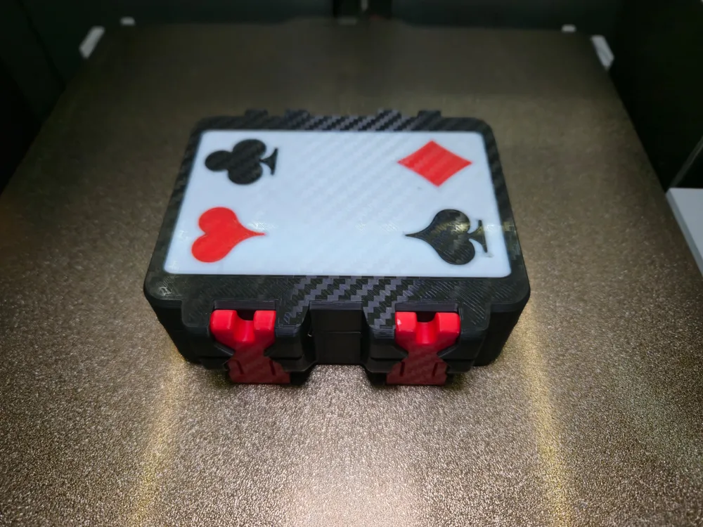 Standard Playing Cards Card Box - SnapLock - Free 3D Print Model ...