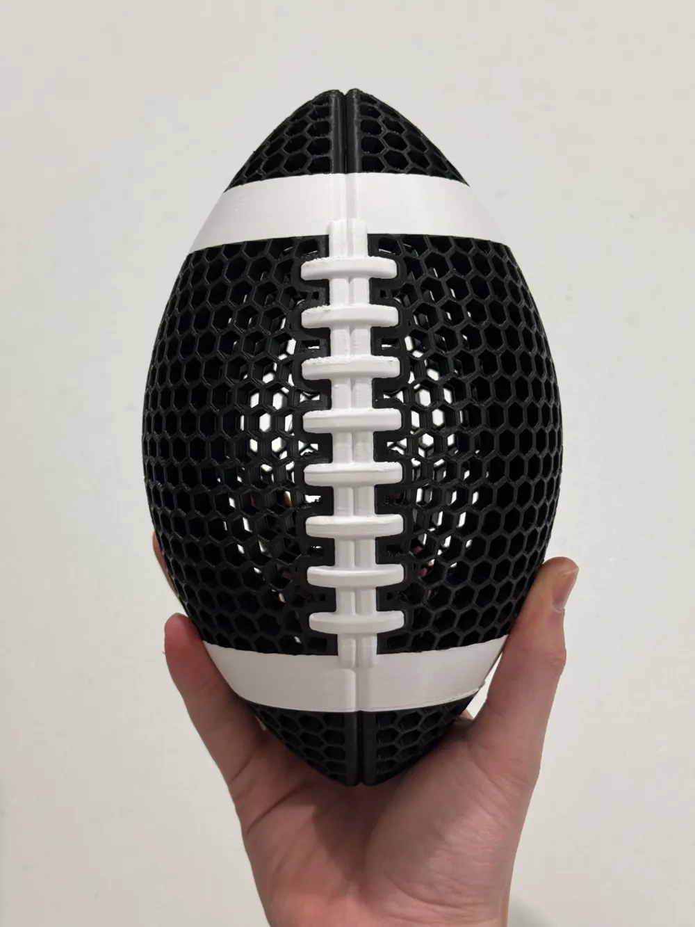 Airless Football with Display Stand - Free 3D Print Model - MakerWorld