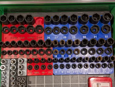 Gridfinity Organizers for 1/2" Socket Sets by zekesnack MakerWorld ...