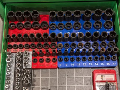 Gridfinity Organizers for 1/2" Socket Sets by zekesnack MakerWorld ...