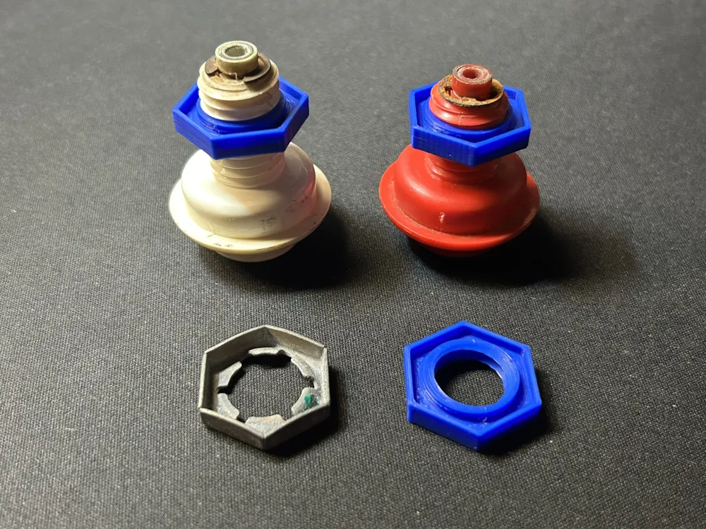 Nuts for Arcade / Pinball Buttons (28mm or leaf) - Free 3D Print Model ...