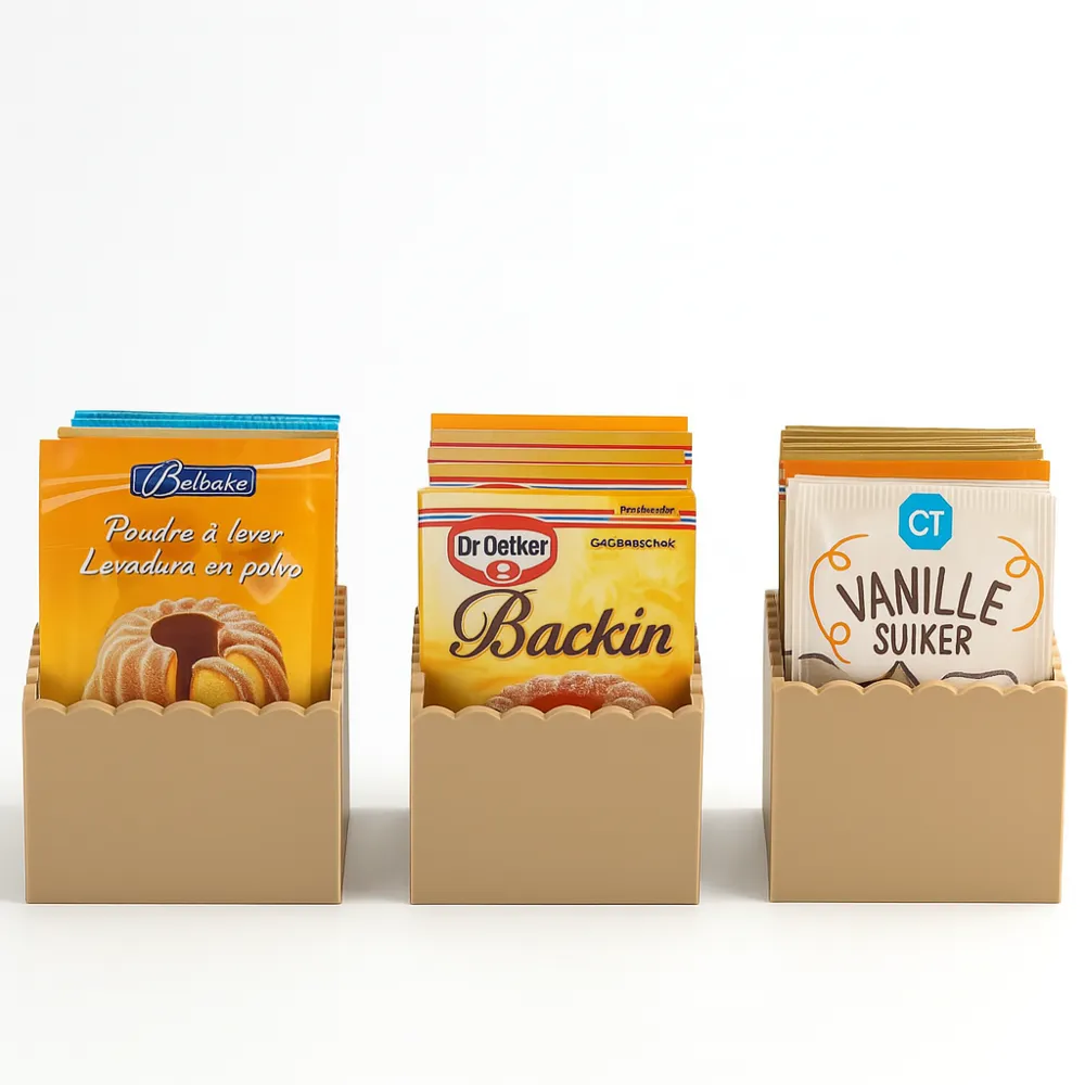 Baking Sachet Organizer – Printed Kitchen Storage - Free 3D Print Model ...