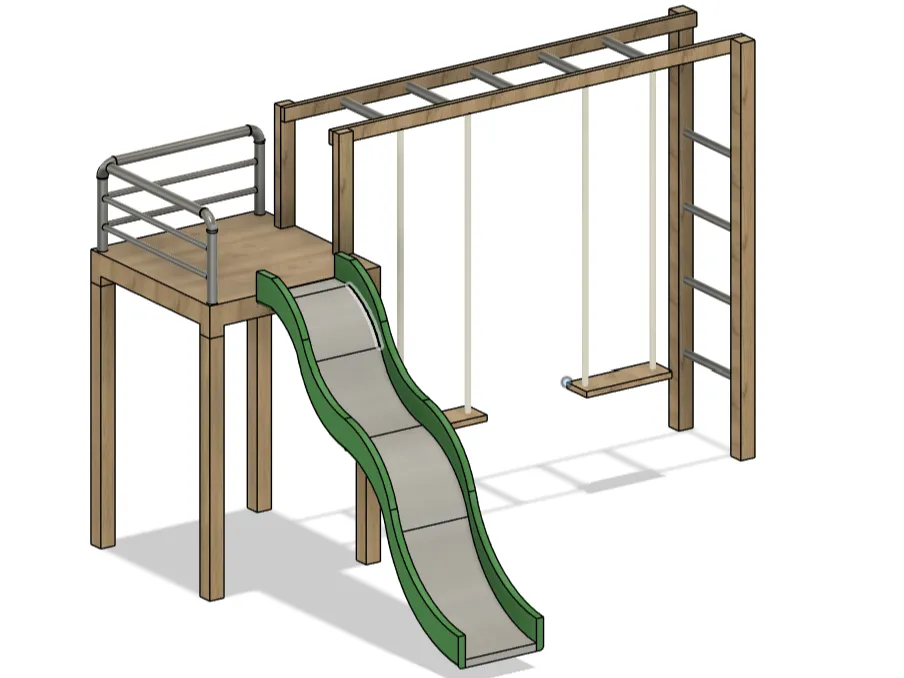 Playground Set - Free 3D Print Model - MakerWorld