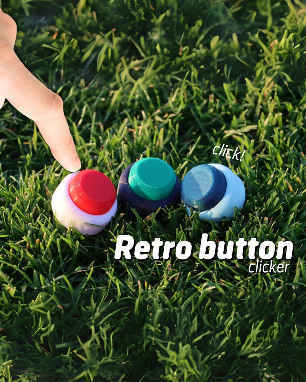 Retro button clicker - Fidget toy by JADA3D MakerWorld: Download Free ...