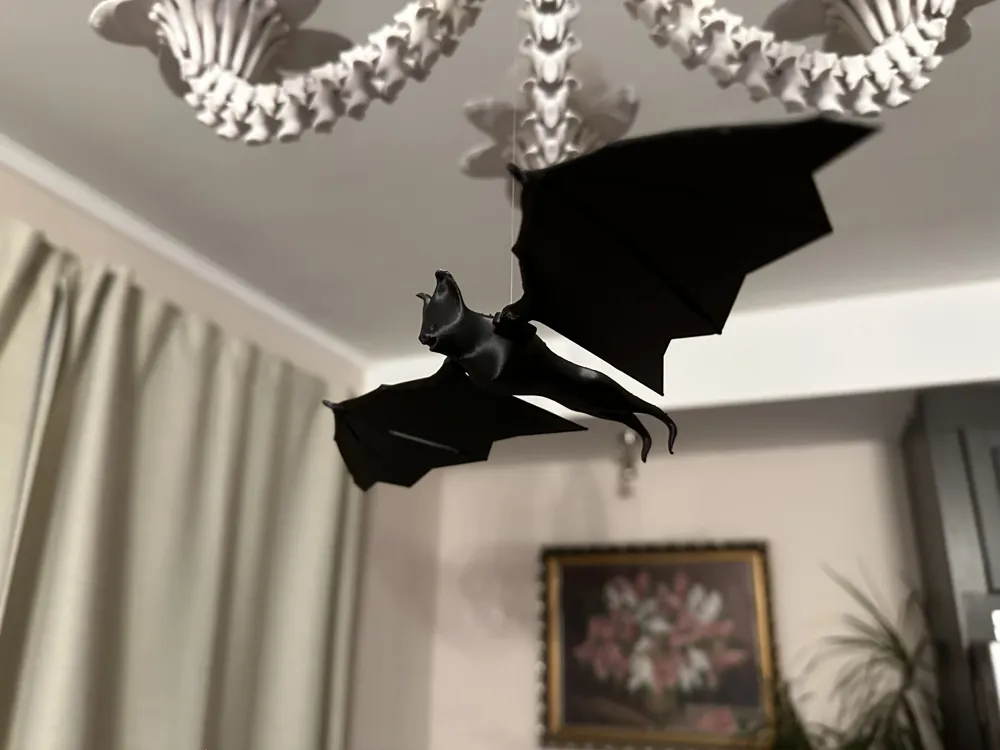 Hanging Bat with spring wings by Wilikskiller MakerWorld: Download Free ...