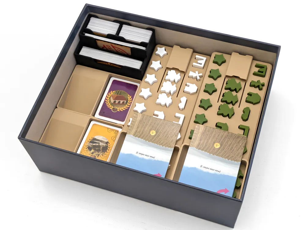 Viticulture + Tuscany - Organizer Insert - Free 3D Print Model - MakerWorld