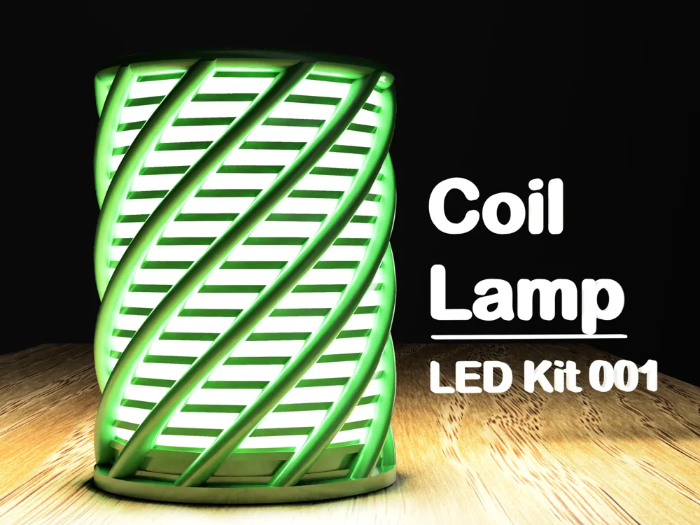 Coil Lamp Remixed by LinkDesigns - MakerWorld