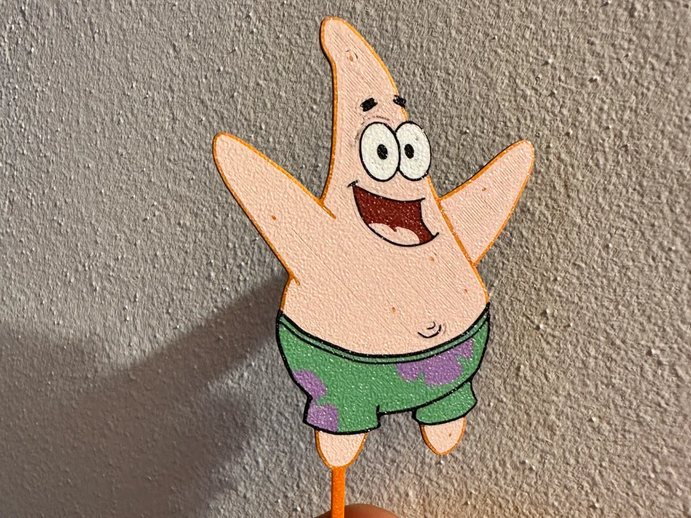 Patrick Spongebob cake topper by martinkobela MakerWorld: Download Free ...