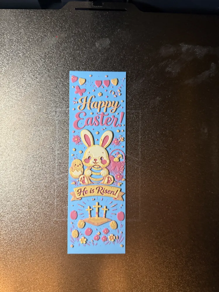 Easter - He is Risen - Bookmark - Free 3D Print Model - MakerWorld