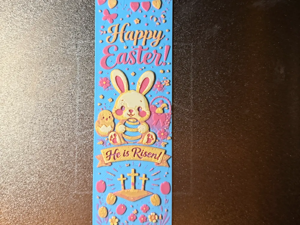 Easter - He is Risen - Bookmark - Free 3D Print Model - MakerWorld
